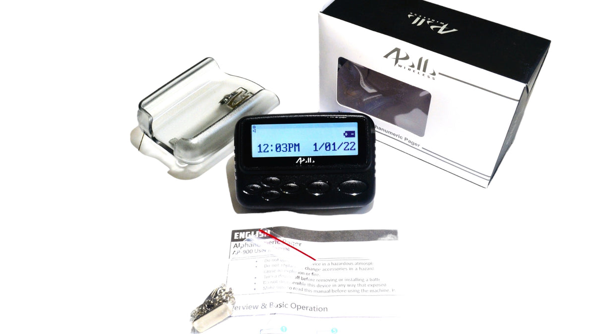 Apollo AP900 Alphanumeric Pager – DirectPage